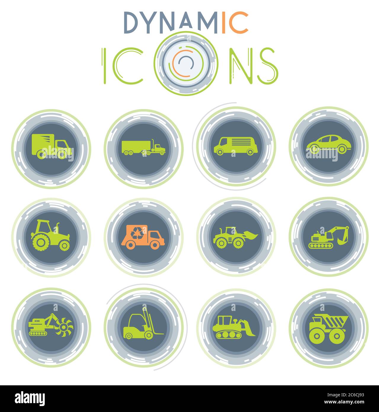 Transport dynamic icons Stock Vector Image & Art - Alamy