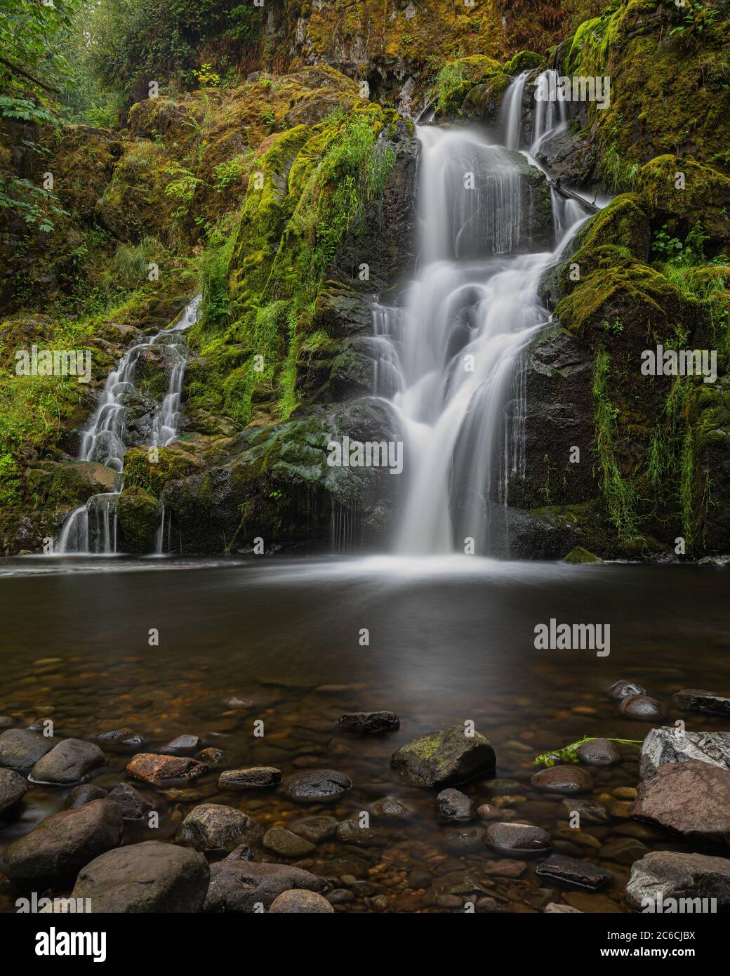 Little Mashel Waterfall Stock Photo - Alamy