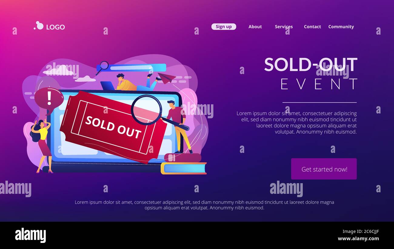 Sold out show Stock Vector Images - Alamy