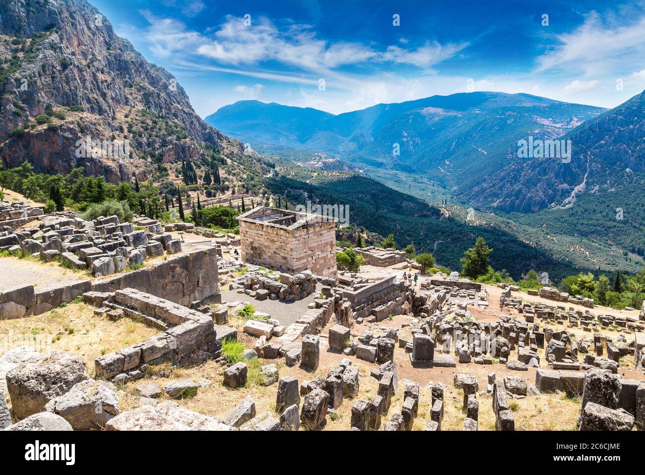 Treasury of the athenians in delphi hi-res stock photography and images ...