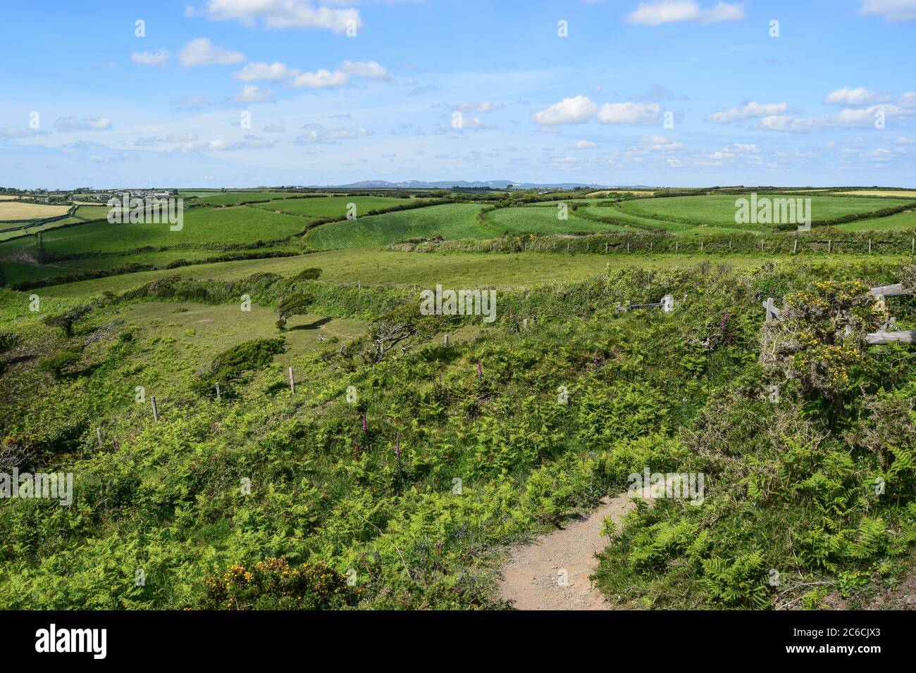 Hemmick Beach/Dodman 160520 Stock Photo - Alamy