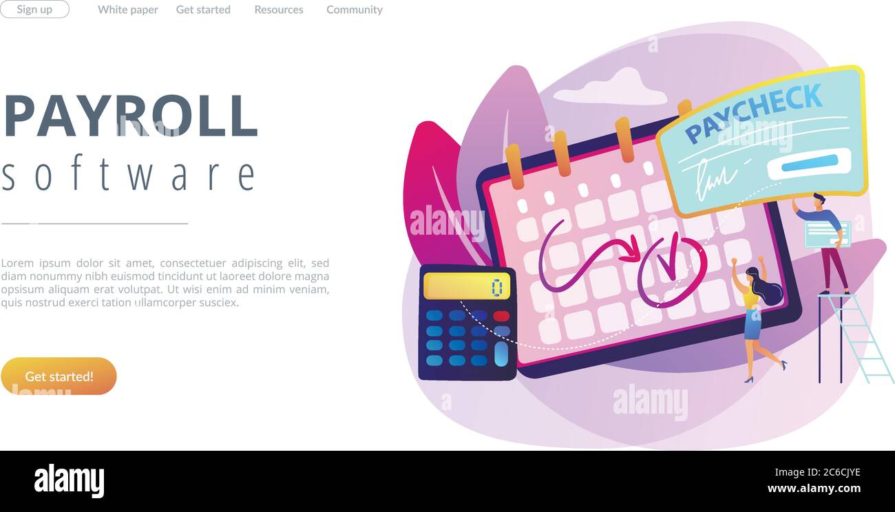 Paycheck to paycheck Stock Vector Images - Alamy