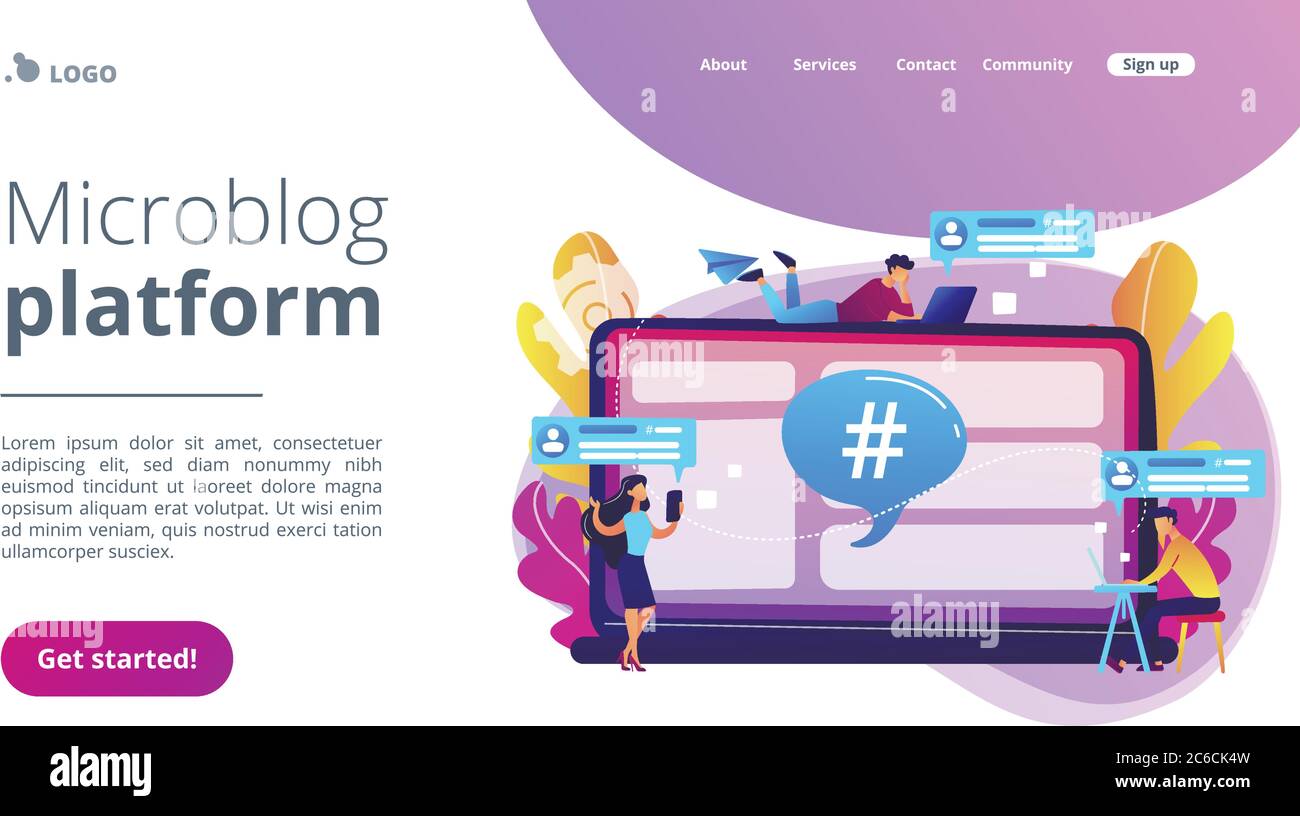 Microblog platform hi-res stock photography and images - Alamy