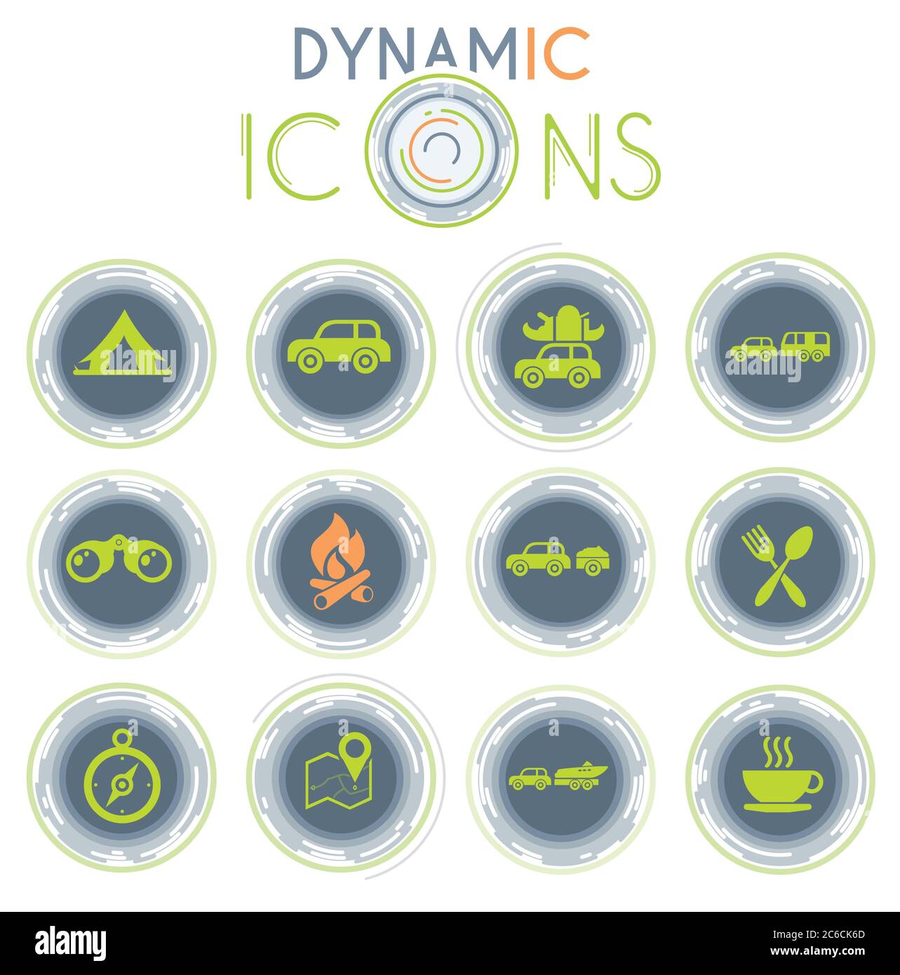 Dynamic relaxation Stock Vector Images - Alamy