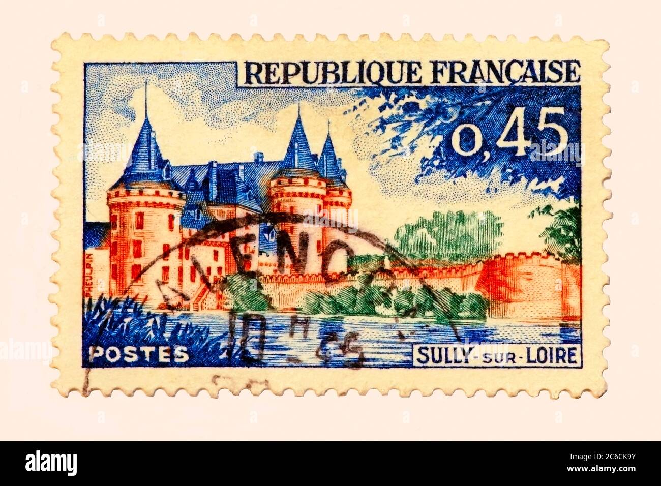 French Airmail Stamp