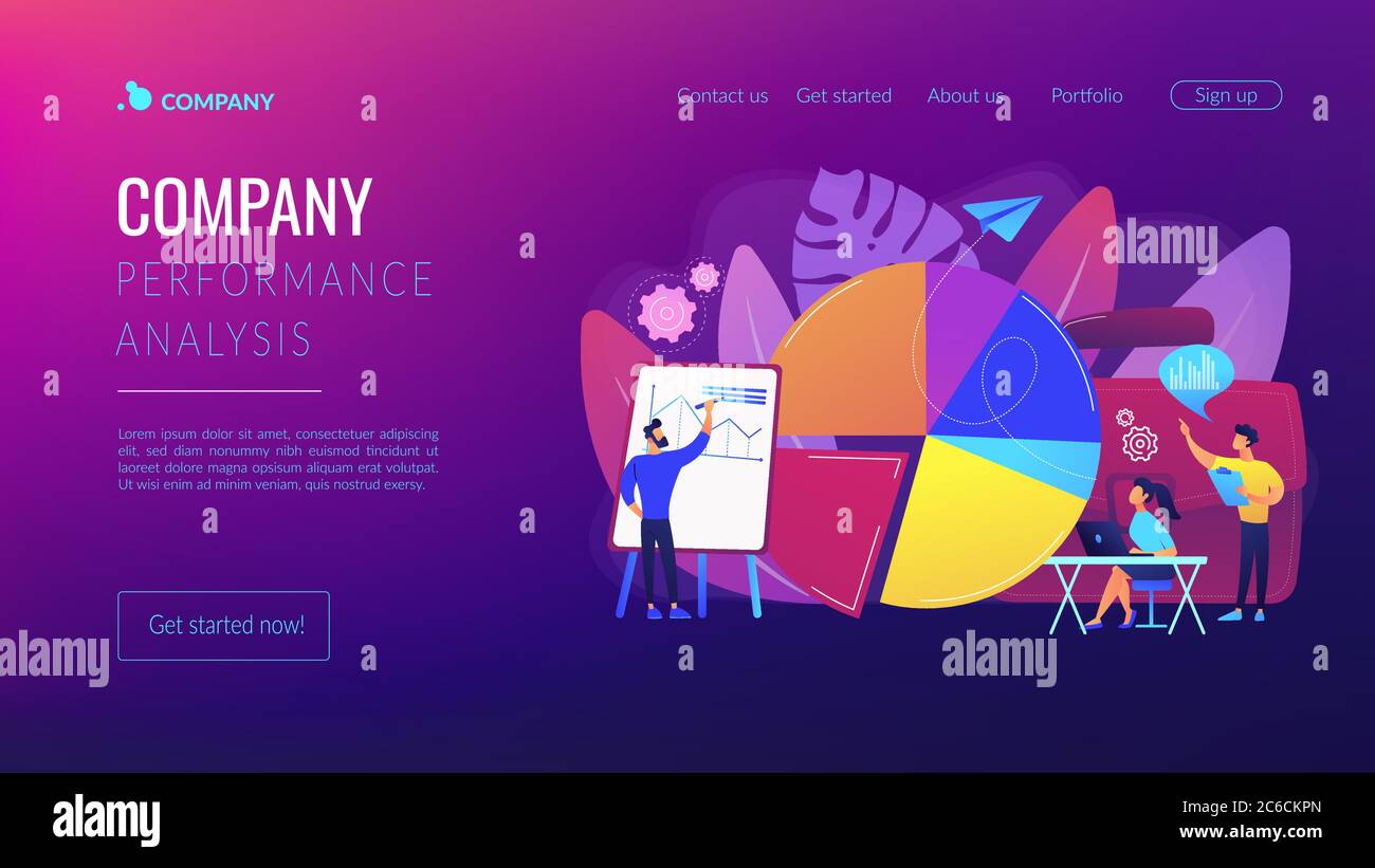 Business statistics concept landing page Stock Vector Image & Art - Alamy Business statistics concept landing page Stock Vector Image & Art - Alamy