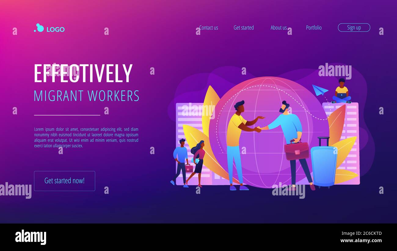 Expat worker Stock Vector Images - Alamy