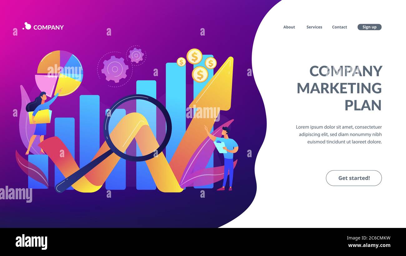 Competitive analysis concept landing page Stock Vector Image & Art - Alamy