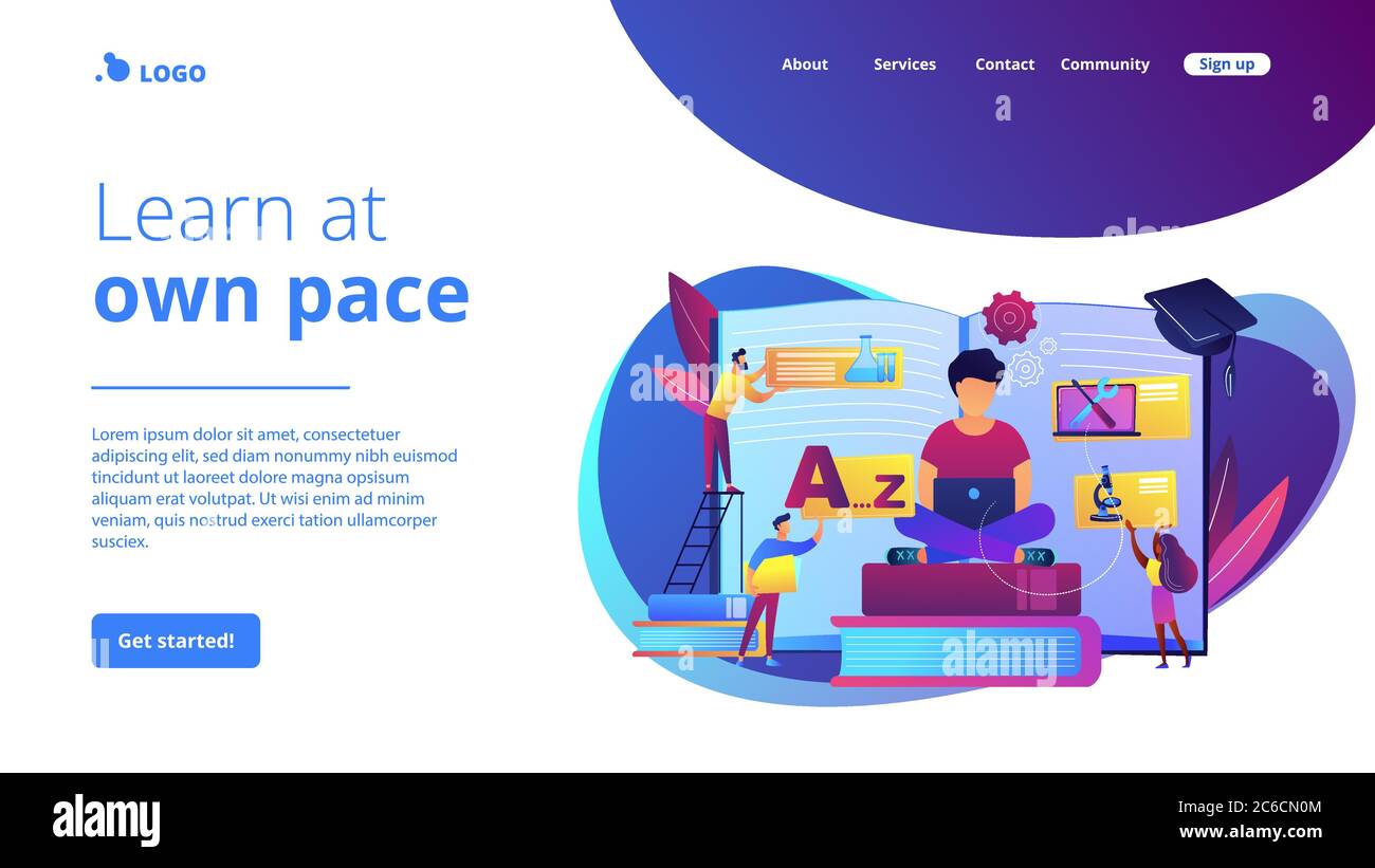 Flexible learning Stock Vector Images - Alamy