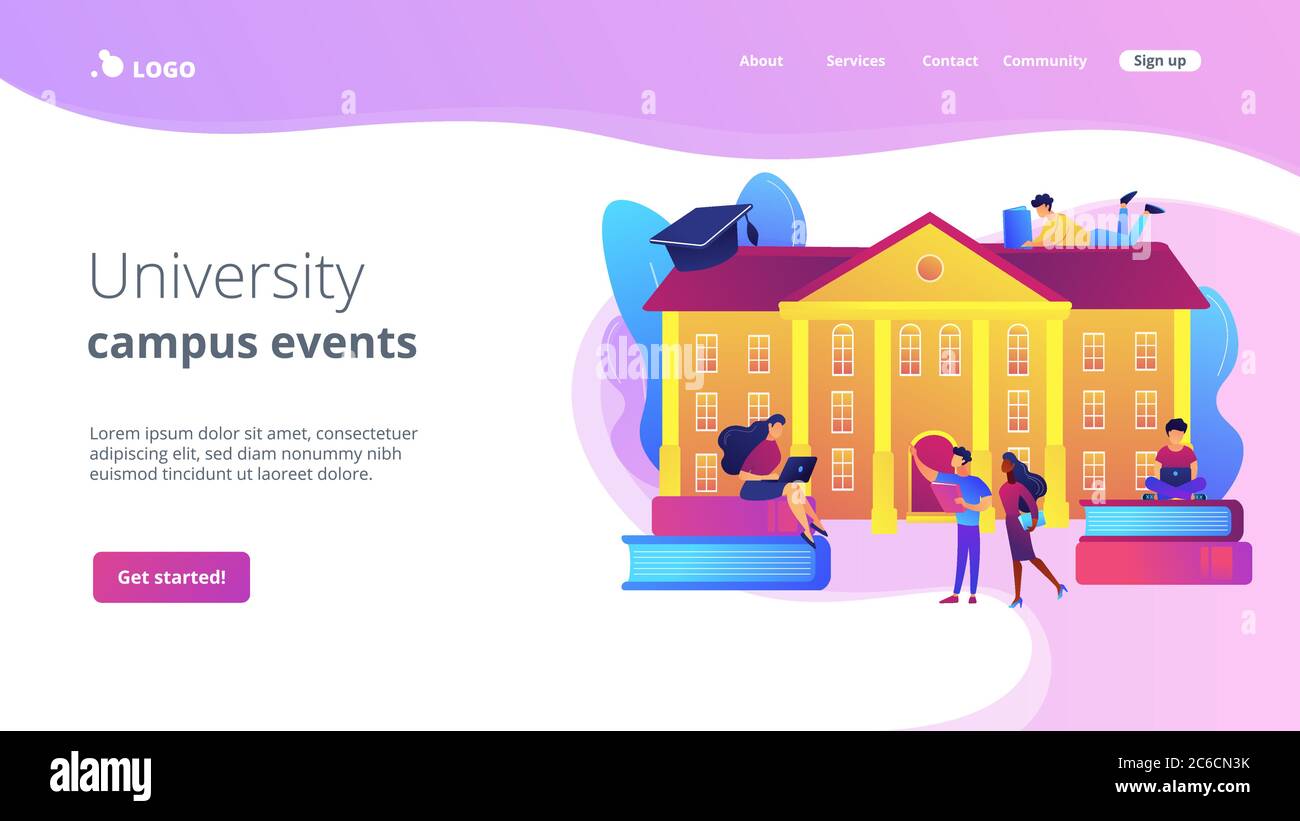 Campus events Stock Vector Images - Alamy