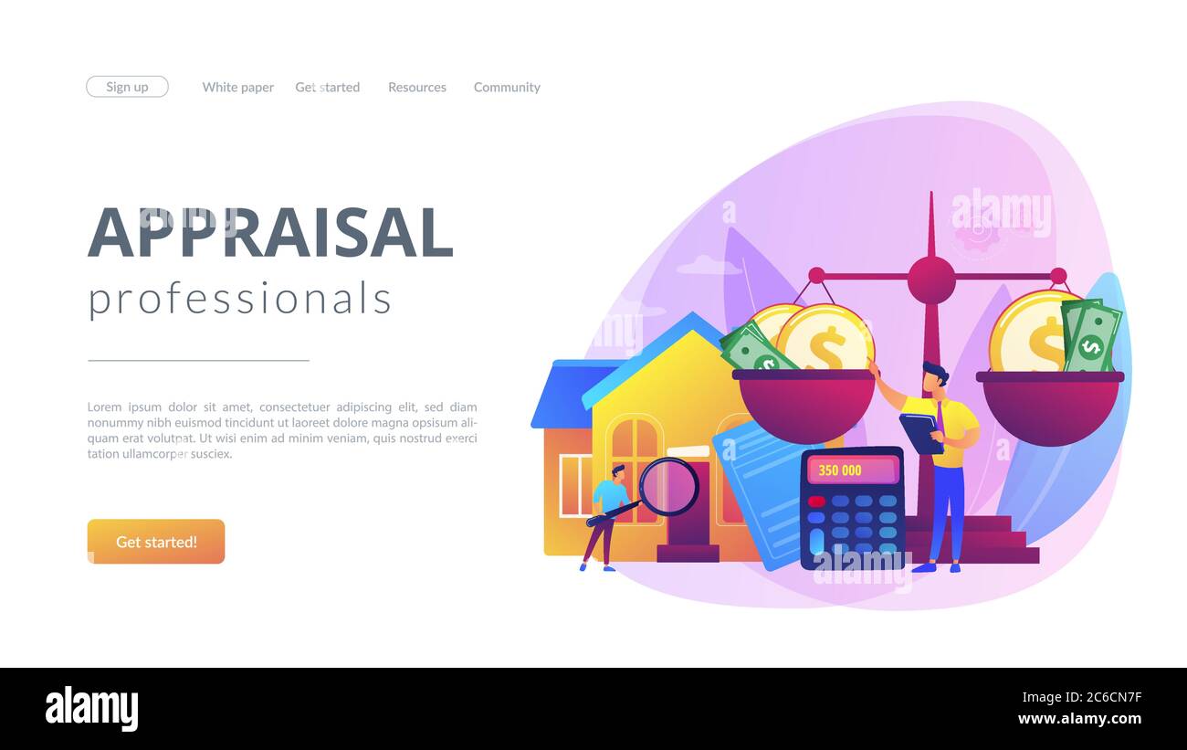 Property appraisal Stock Vector Images - Alamy