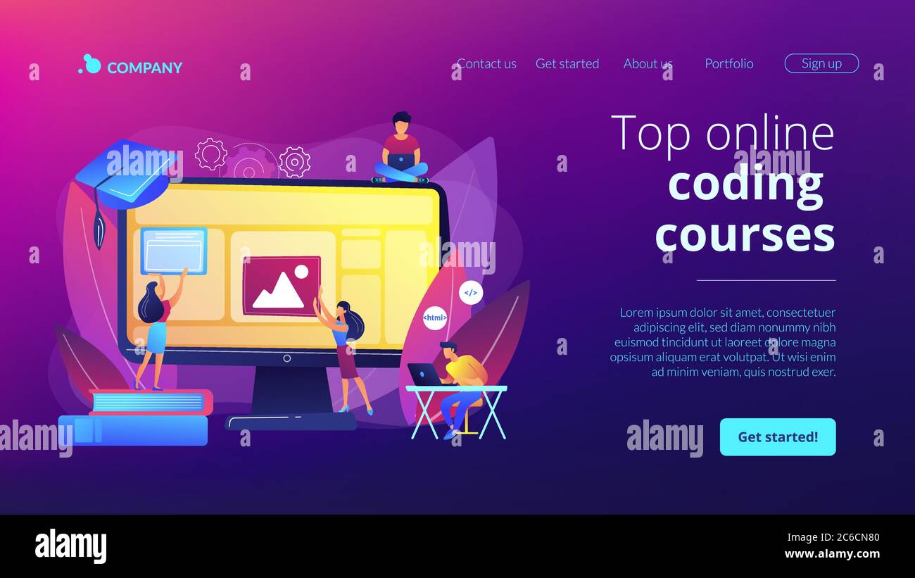 Tech course Stock Vector Images - Alamy