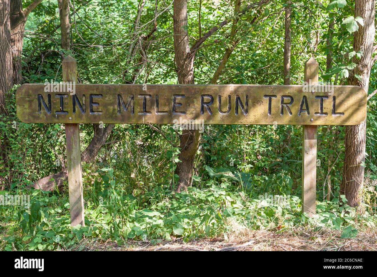 Nine mile run trail hi-res stock photography and images - Alamy