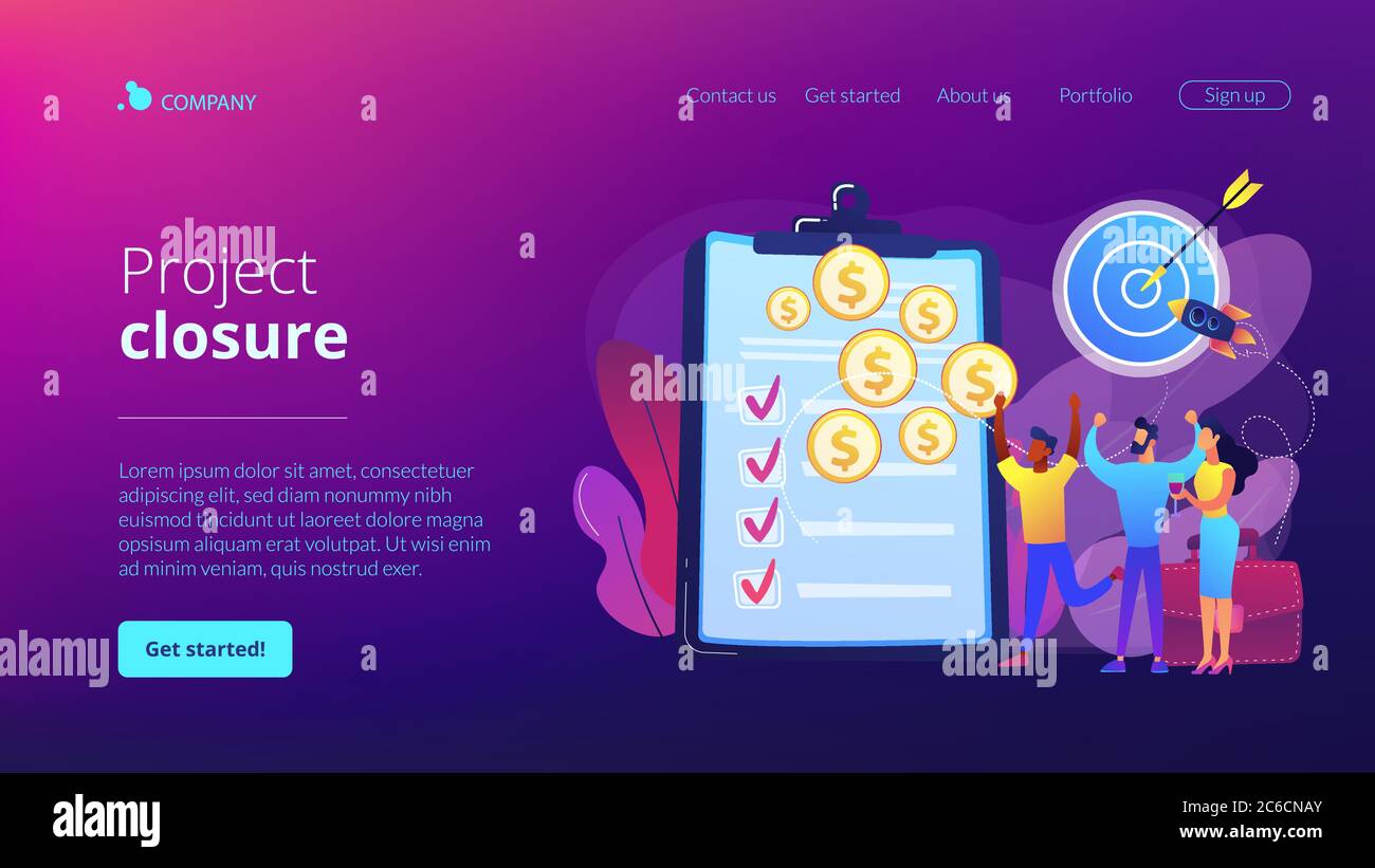 Project closure Stock Vector Images - Alamy