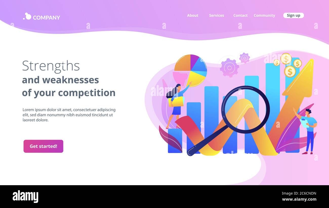 Competitive chart Stock Vector Images - Alamy