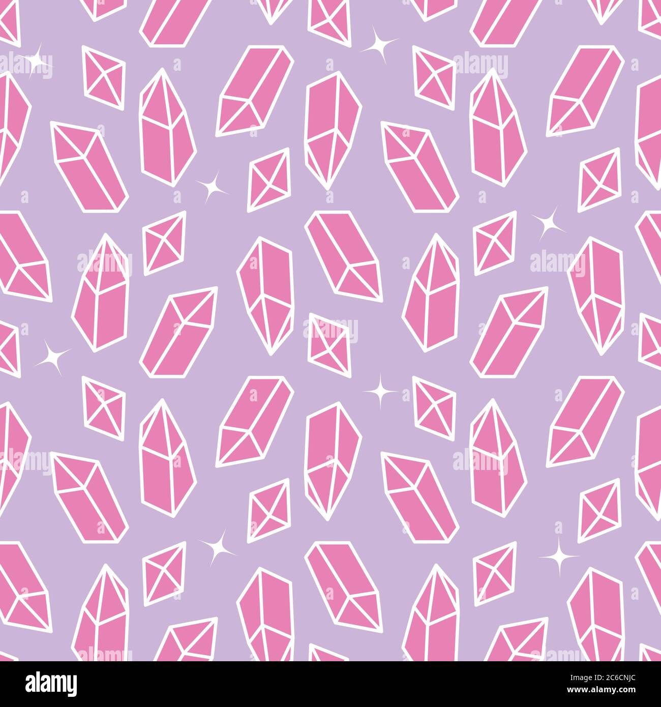 pink shiny crystals seamless vector pattern Stock Vector Image & Art ...