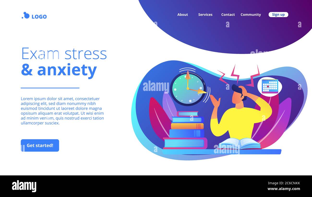 Exams Stock Vector Images - Alamy