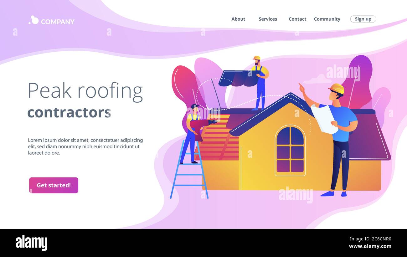 Roofing structure Stock Vector Images - Alamy