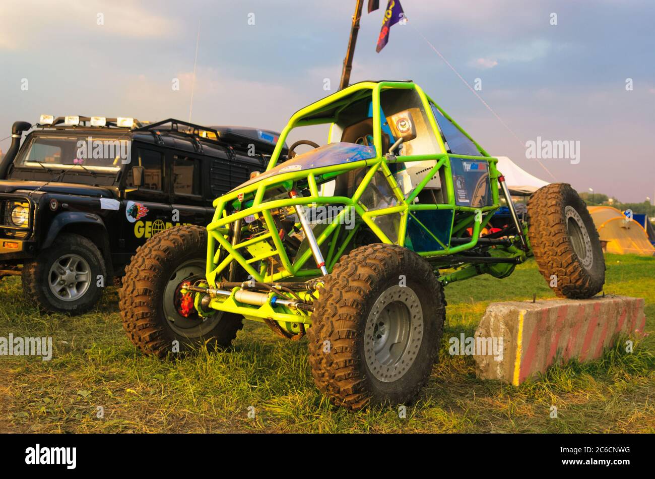 MOSCOW/RUSSIA, CIRCA JULY 2009; Autoexotica 2009 fest. Buggy car Stock ...