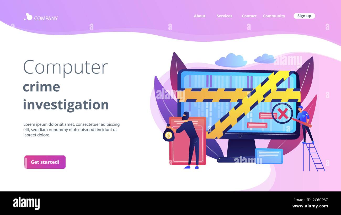 Computer evidence Stock Vector Images - Alamy