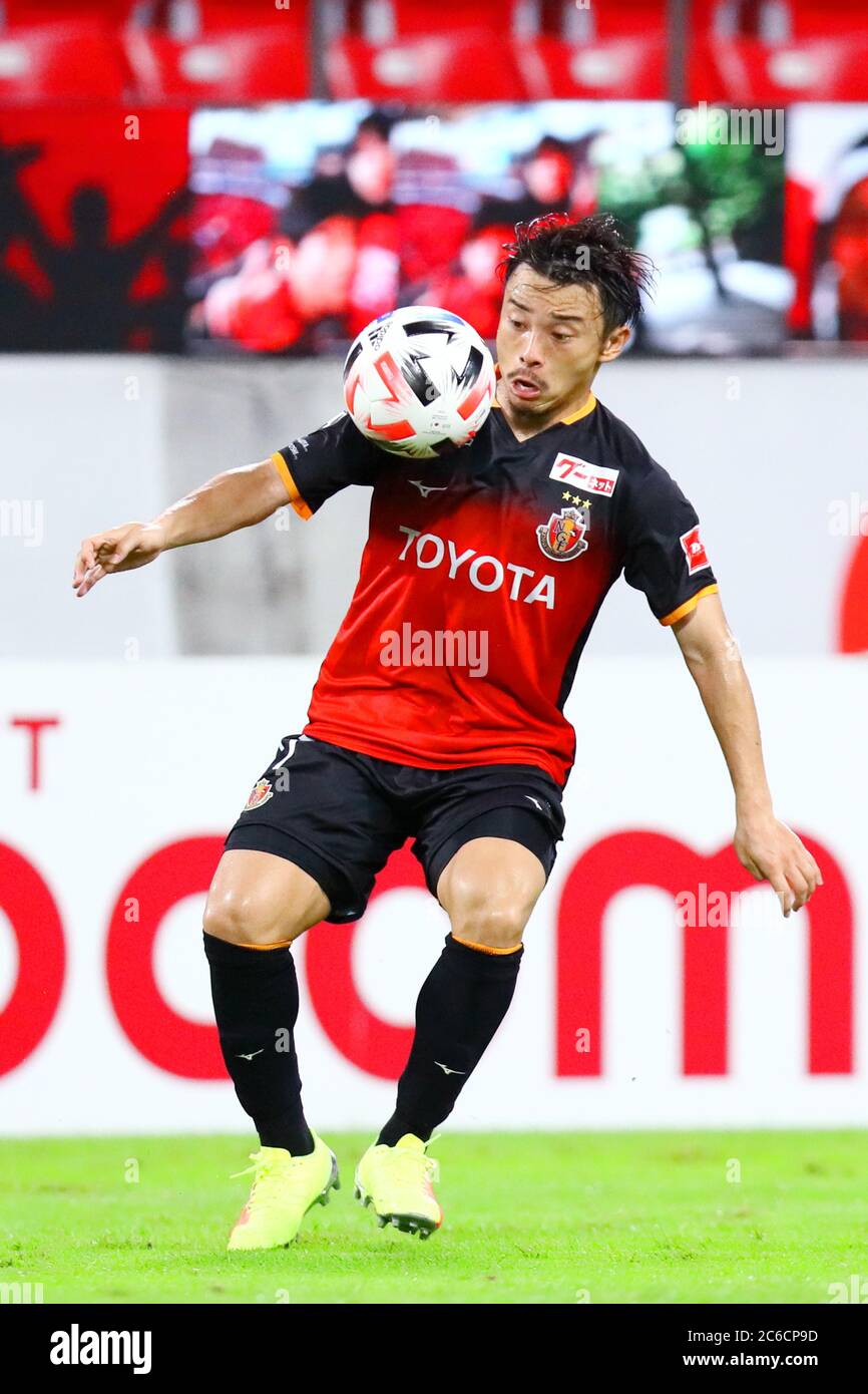 Toyota, Aichi, Japan. 8th July, 2020. Hiroyuki Abe (Grampus) Football ...