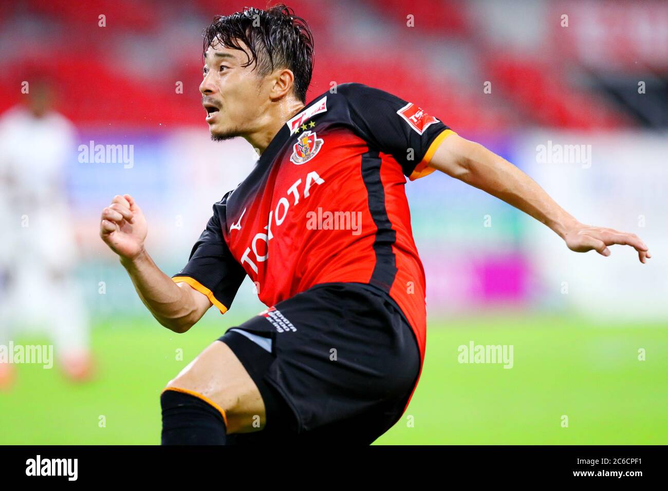 Toyota, Aichi, Japan. 8th July, 2020. Hiroyuki Abe (Grampus) Football ...