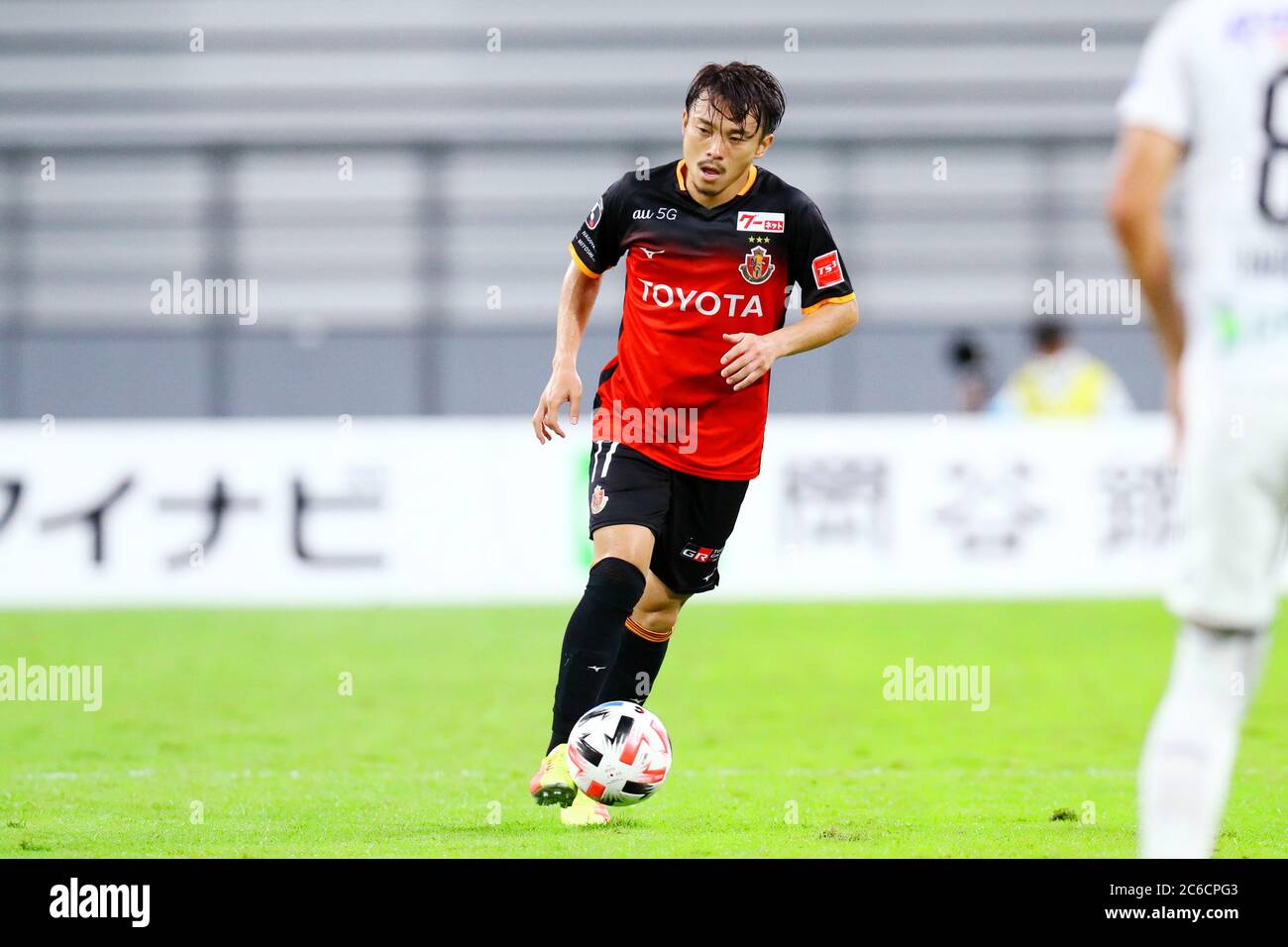 Toyota, Aichi, Japan. 8th July, 2020. Hiroyuki Abe (Grampus) Football ...