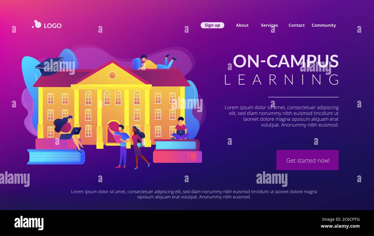 Campus events Stock Vector Images - Alamy