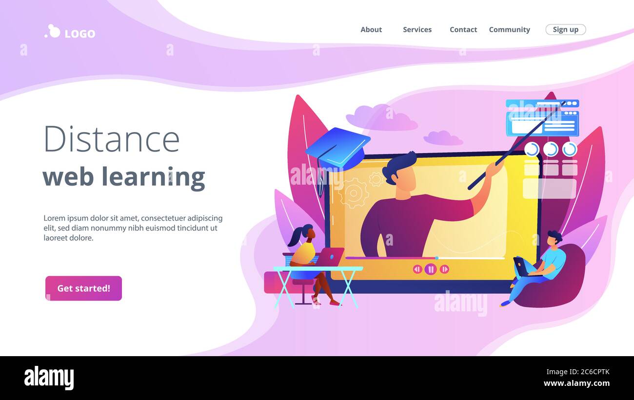 Online workshop Stock Vector Images - Alamy