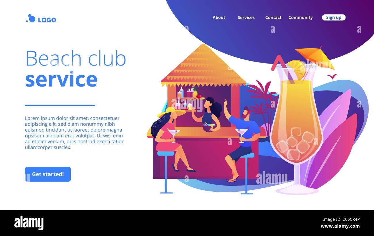 Landing at the beach bar hi-res stock photography and images - Alamy