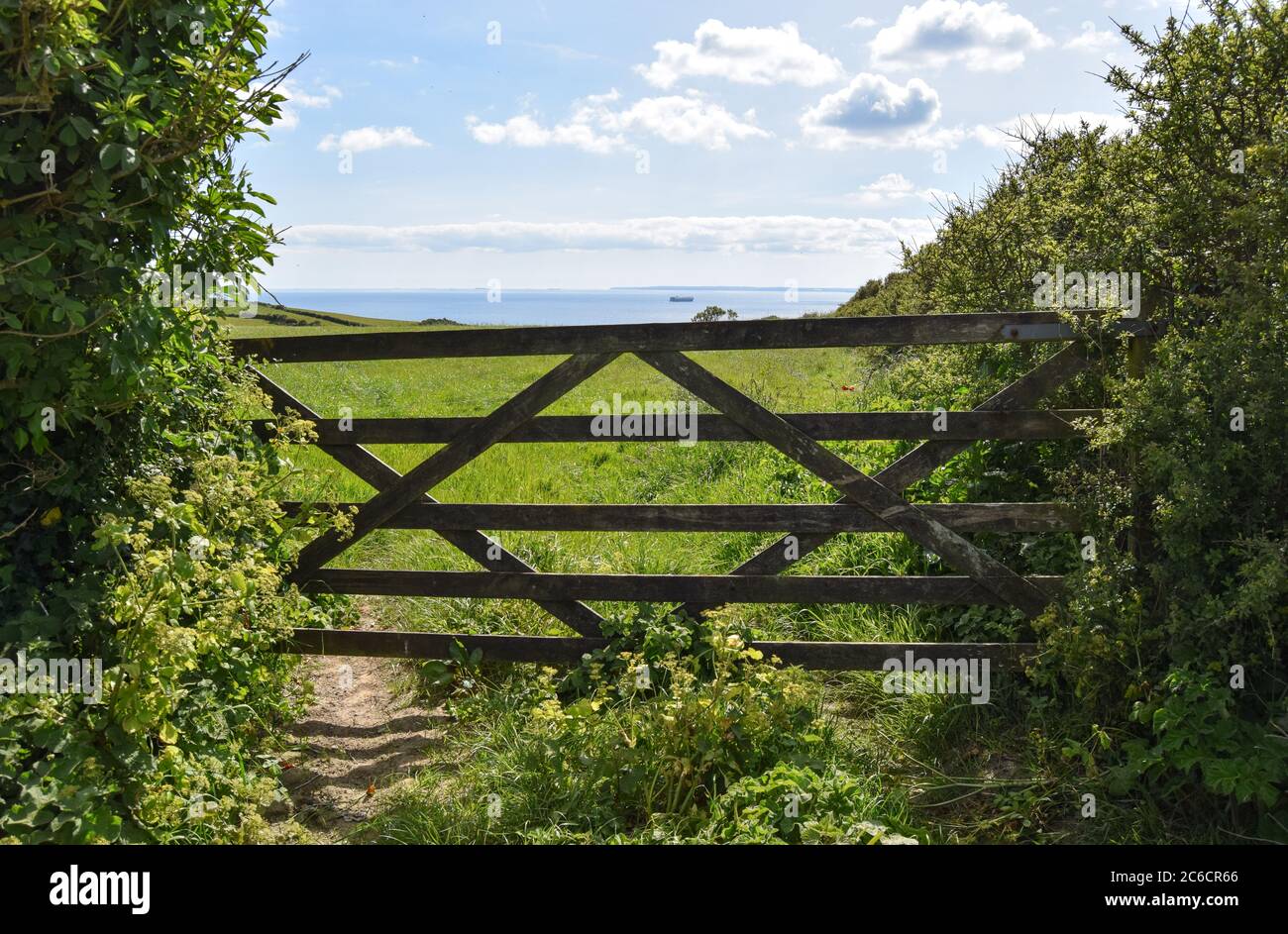 Hemmick Beach/Dodman 160520 Stock Photo - Alamy