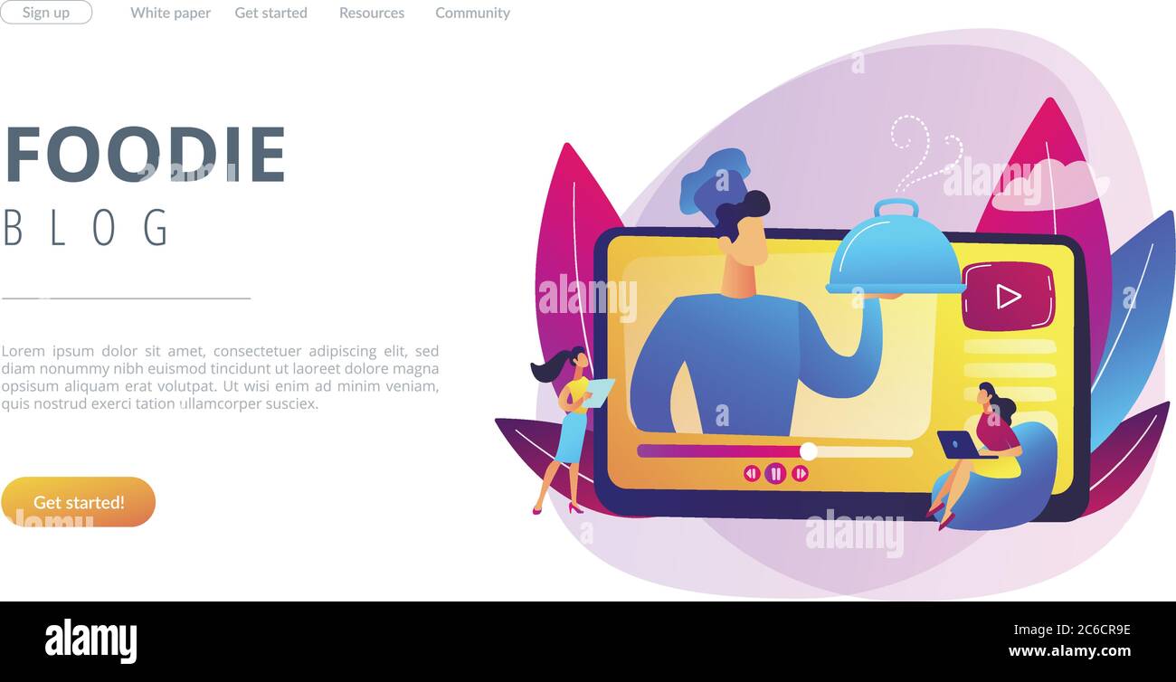 Foodie Stock Vector Images - Alamy