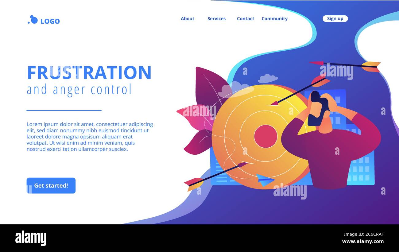 Frustration exhausted Stock Vector Images - Alamy