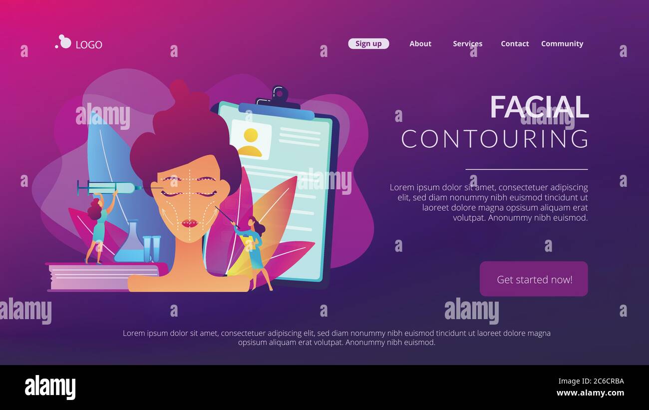 Contouring palette Stock Vector Images - Alamy