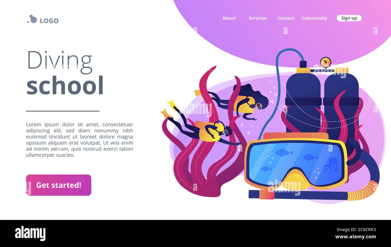 Commercial diving Stock Vector Images - Alamy