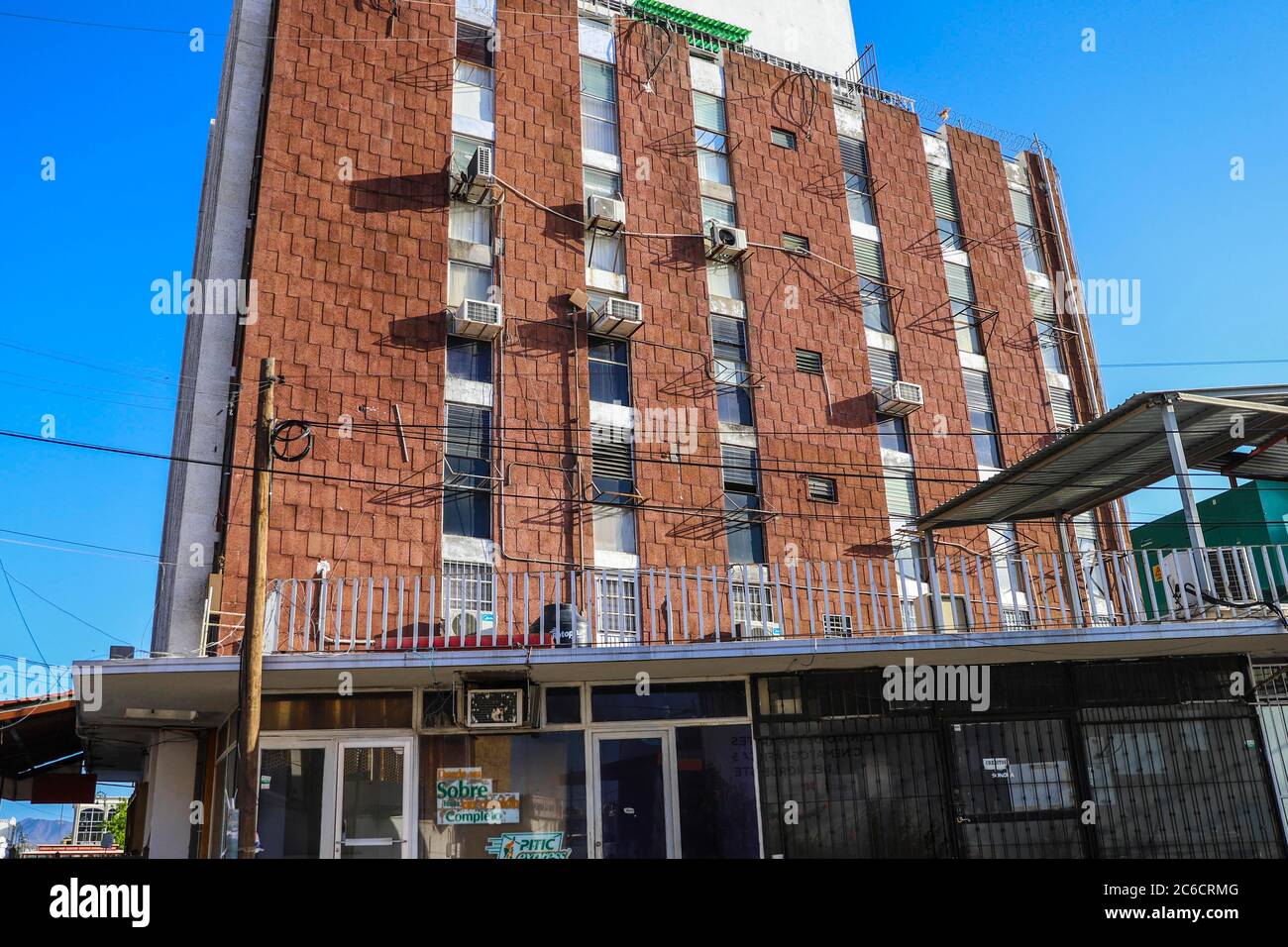 Alonso Building in the Centenario neighborhood, Hermosillo, Sonora, Mexico. Architect, Six-level ...