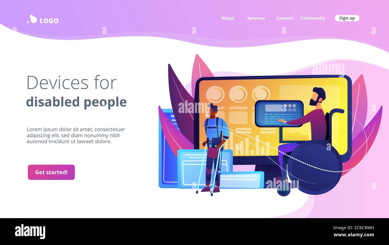 Assistive device Stock Vector Images - Alamy