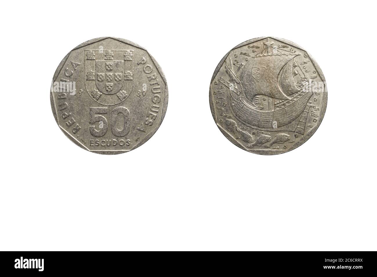 Escudos coin hi-res stock photography and images - Alamy