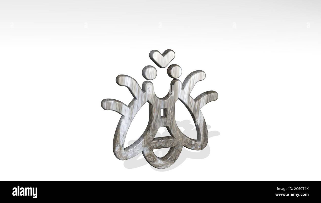 flying insect fly casting shadow with two lights. 3D illustration of ...