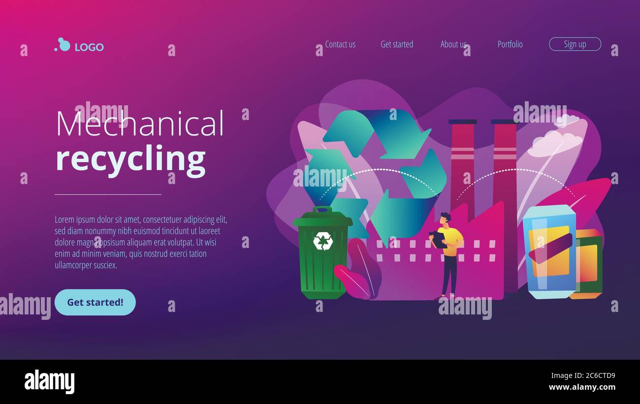 Raw material recycling Stock Vector Images - Alamy