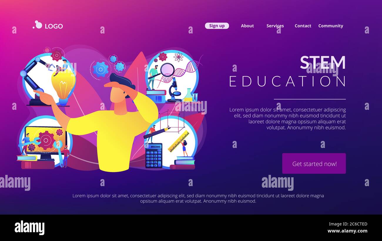 Stem teaching and learning Stock Vector Images - Alamy
