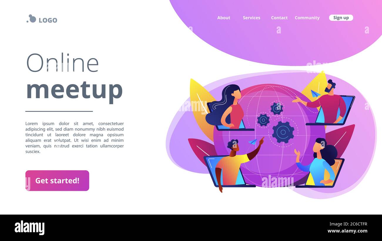 Meetup Stock Vector Images - Alamy