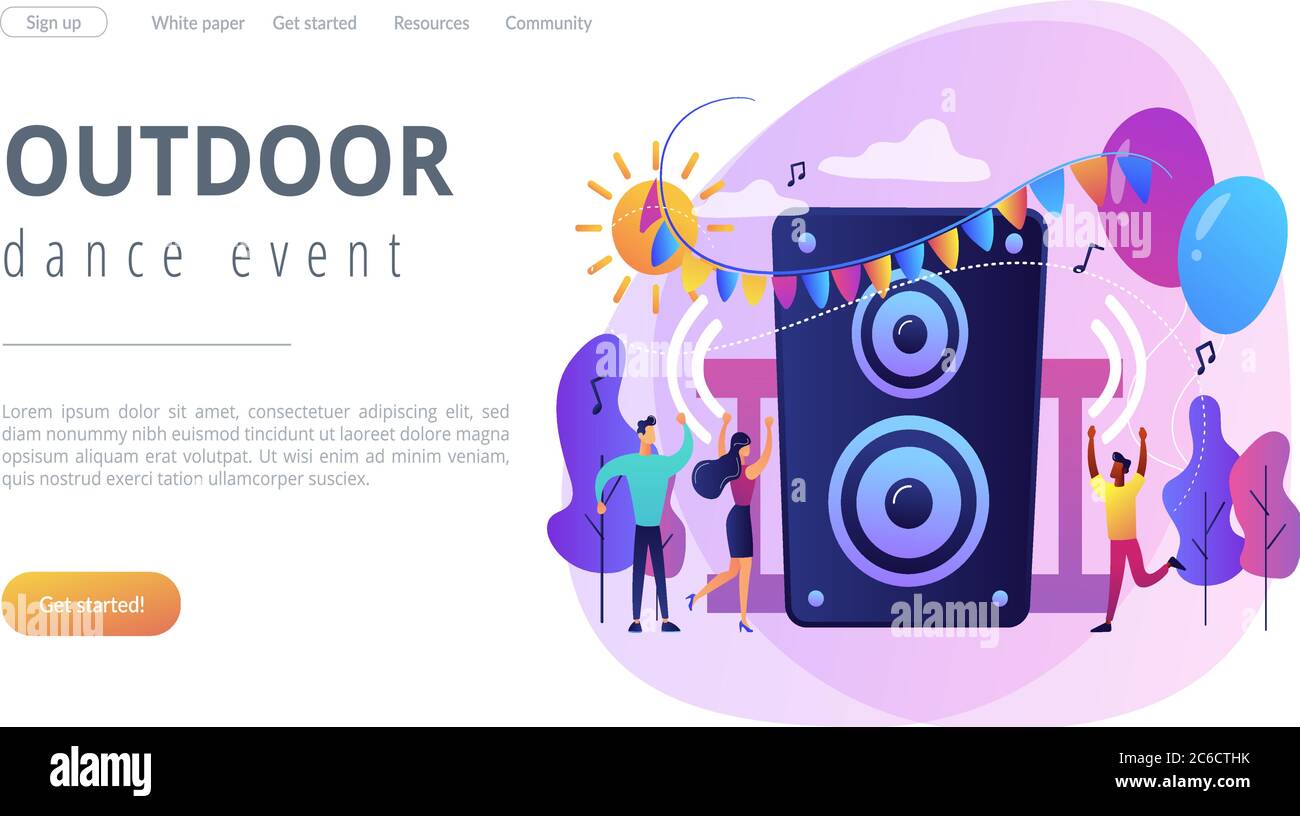 Open air festival music festival Cut Out Stock Images & Pictures - Alamy