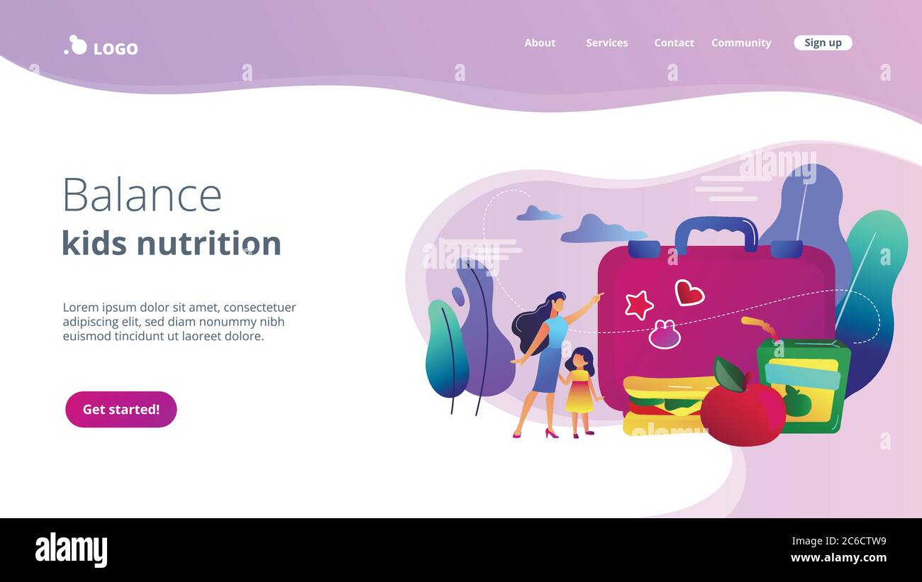 Kids meal box Stock Vector Images - Alamy