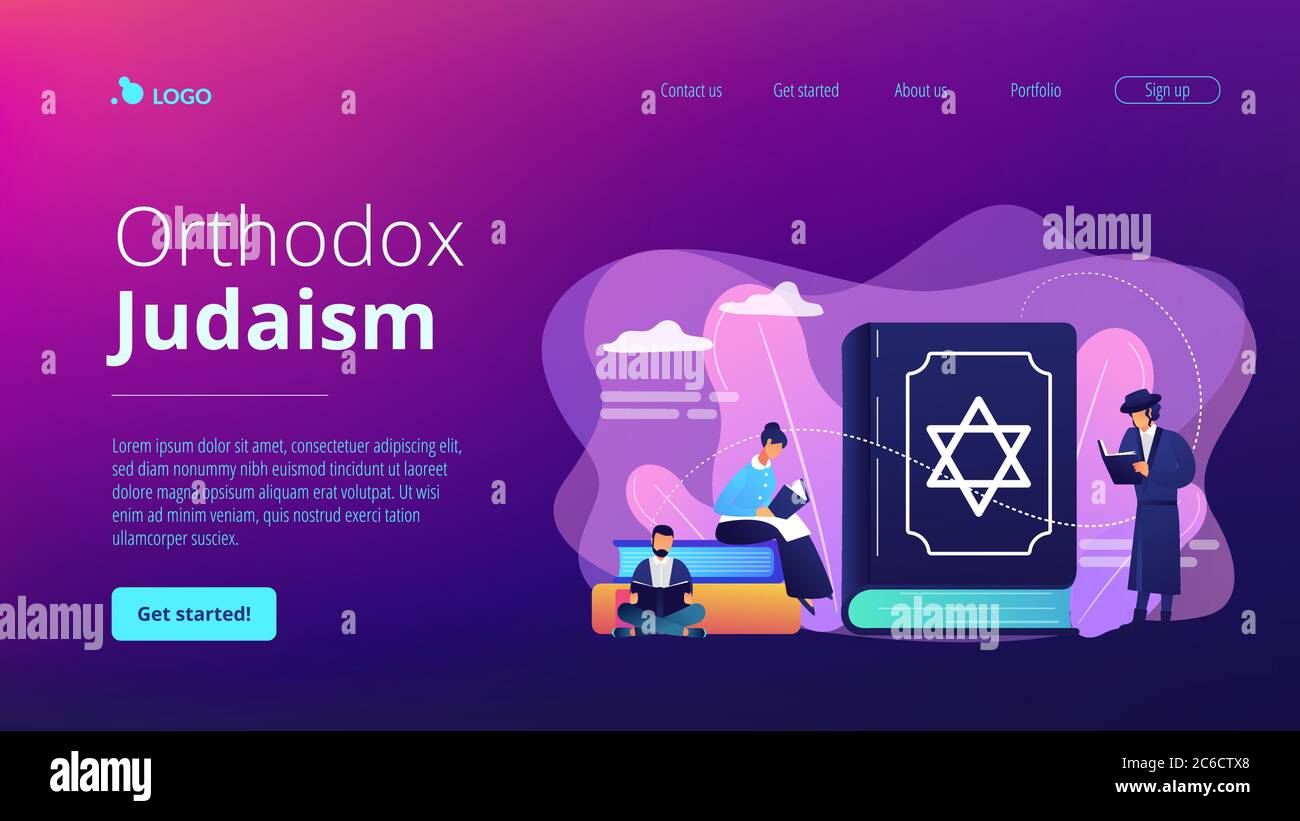 Orthodox judaism Stock Vector Images - Alamy
