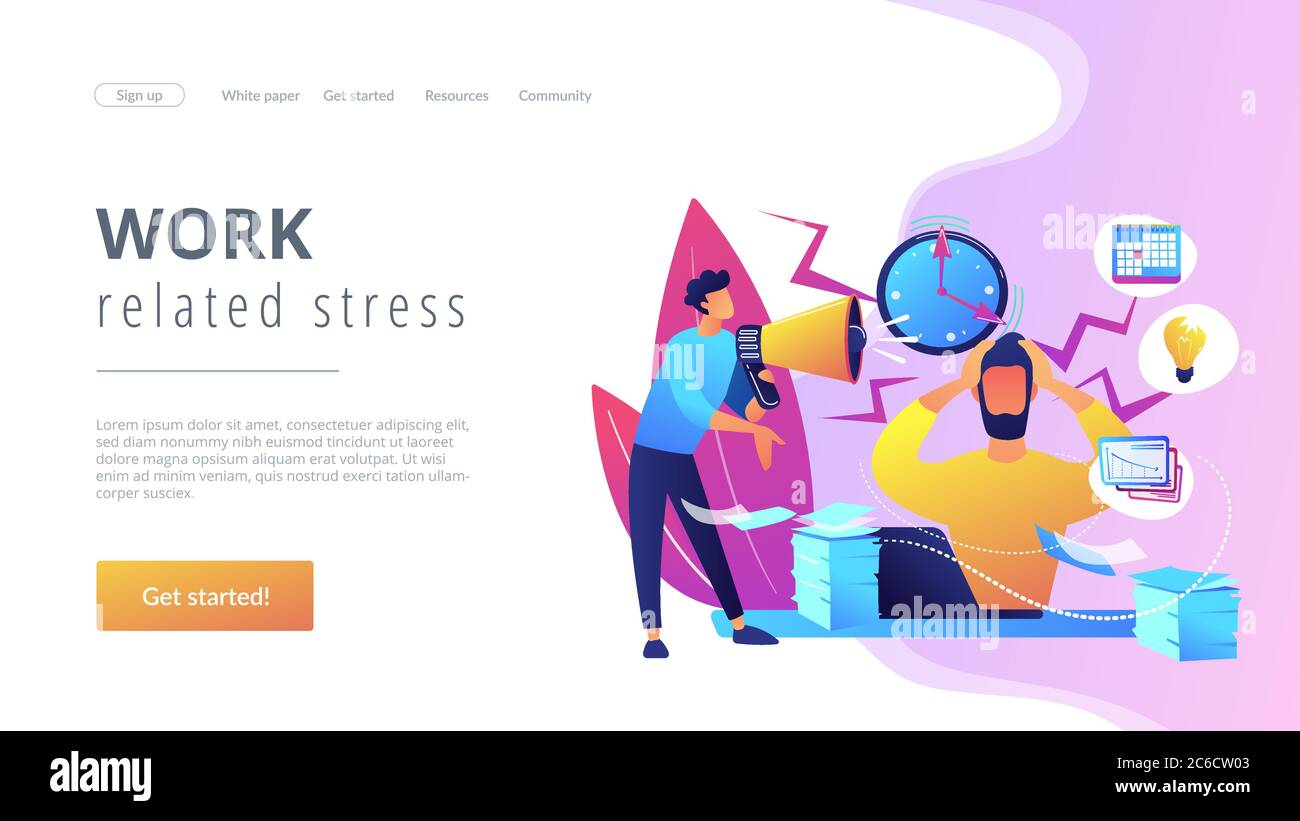 Acute stress disorder Stock Vector Images - Alamy