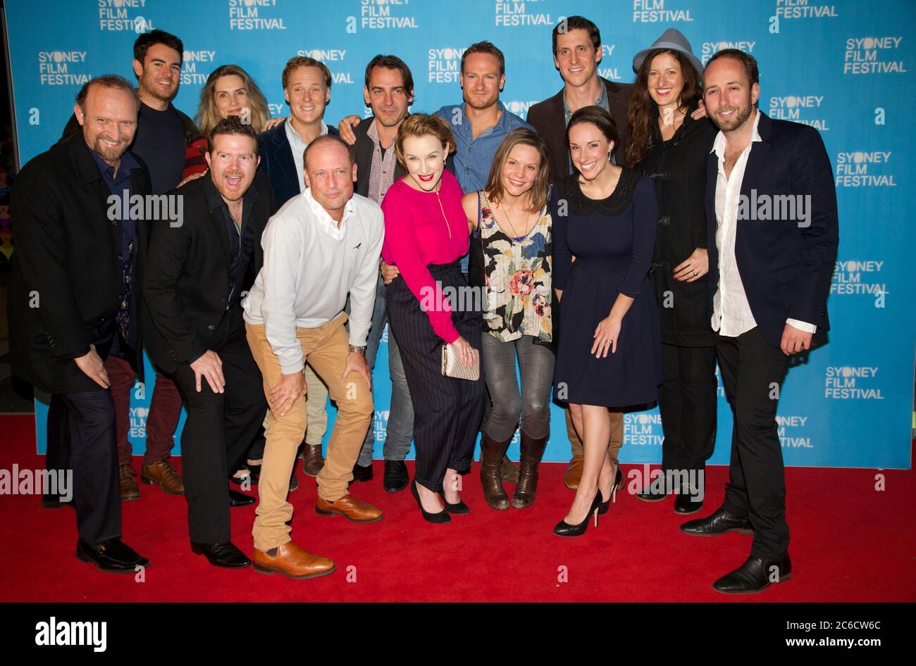 The cast and crew of The Little Death on the red carpet at the world ...