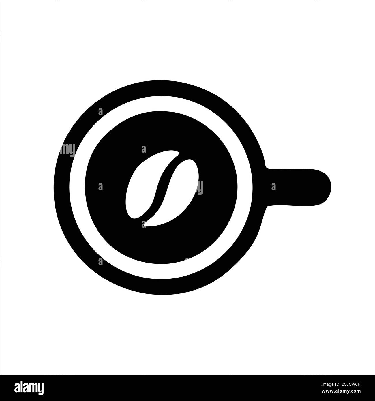 coffee cup icon isolated on white background from coffe shop collection ...