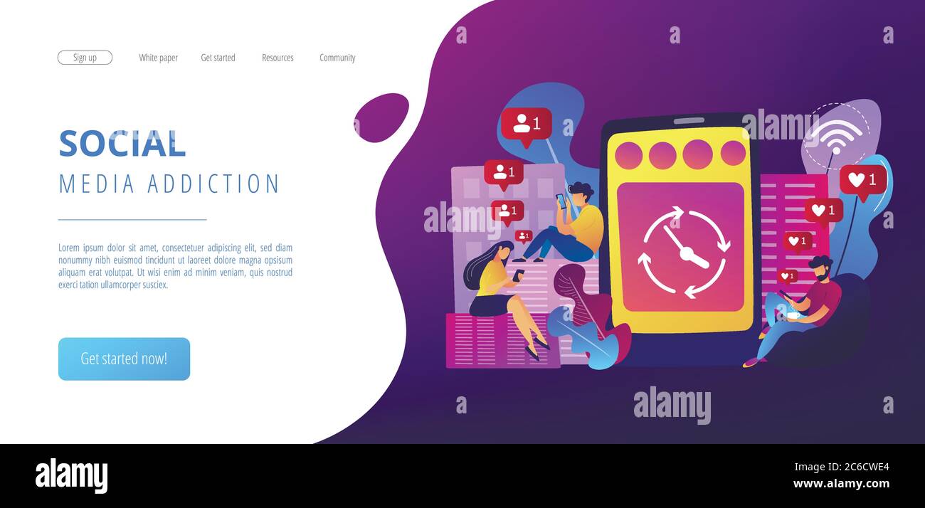 Phone scrolling Stock Vector Images - Alamy