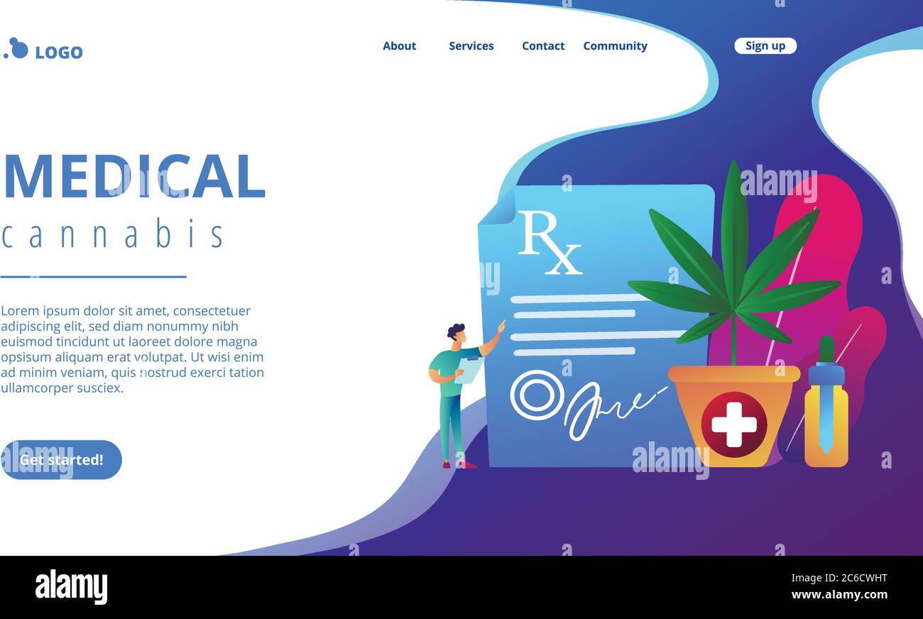 Cannabinoids medical Stock Vector Images - Alamy